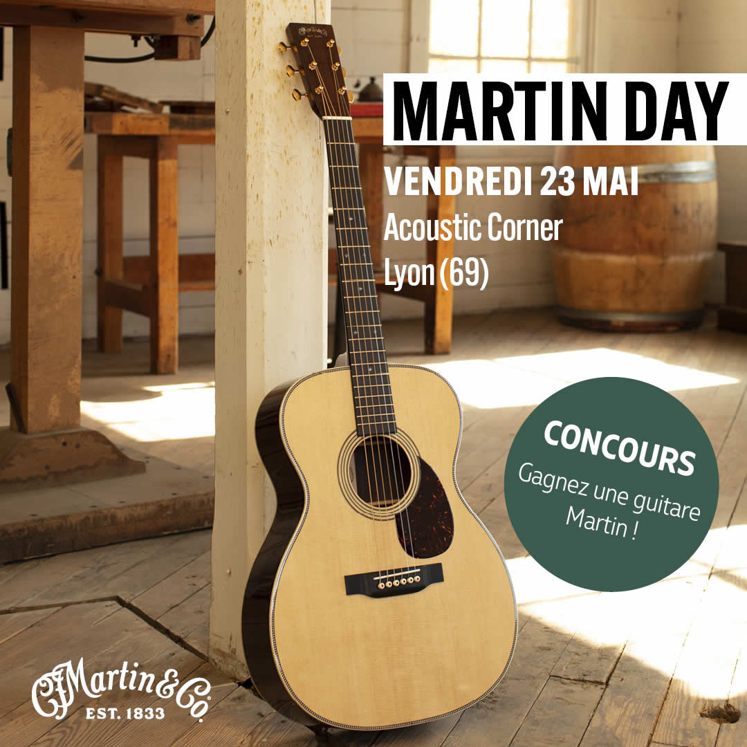 Showcase Martin – Guitares Martin en live chez Effect On Line (23 mai)